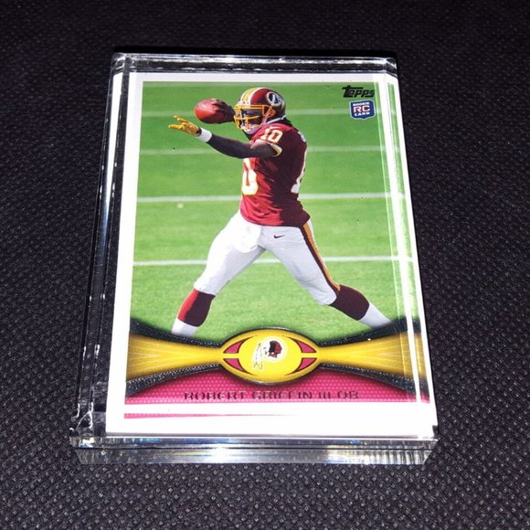 Art | Washington Redskins Robert Griffin Rg3 Acrylic Rookie Card ...